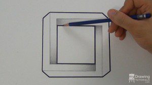 How To Draw An Impossible Square | My Drawing Tutorials