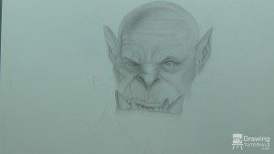 How to Draw an Orc Warrior from Warcraft | My Drawing Tutorials