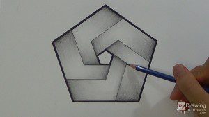 How To Draw An Impossible Pentagon – Impossible Shapes | My Drawing ...